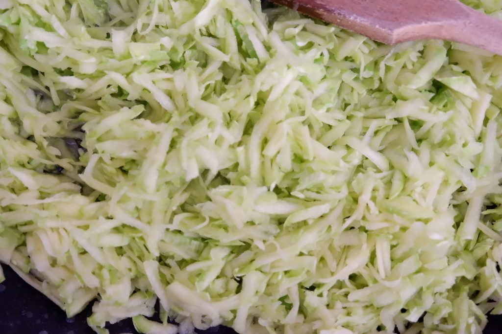 Whole guitar spaghetti with zucchini “Trombetta d’Albenga ...